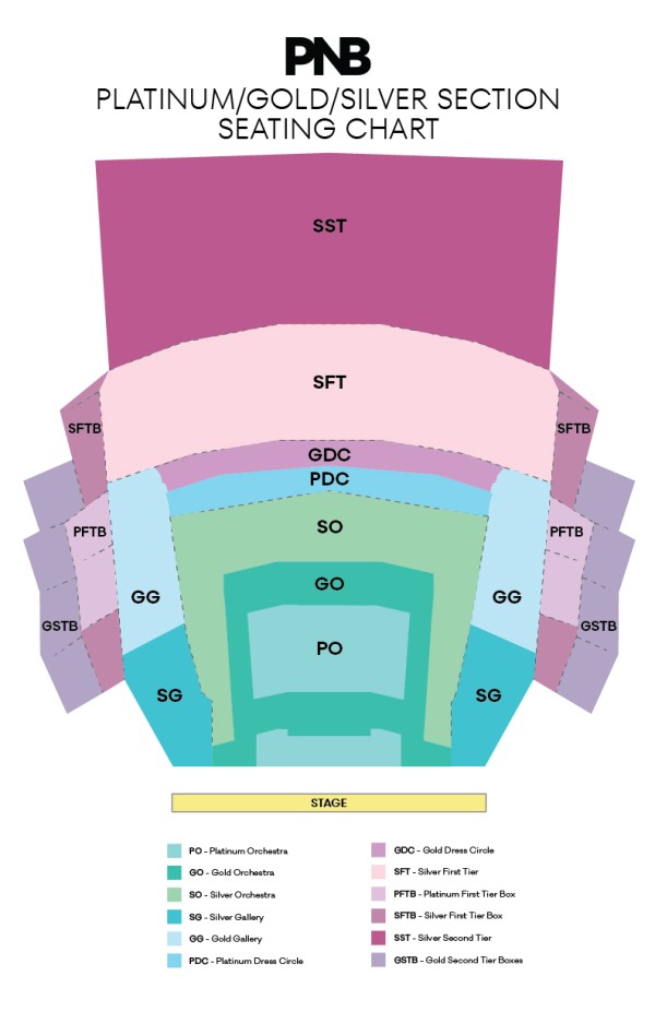 McCaw Hall Seating | Plan Your Visit | Pacific Northwest Ballet